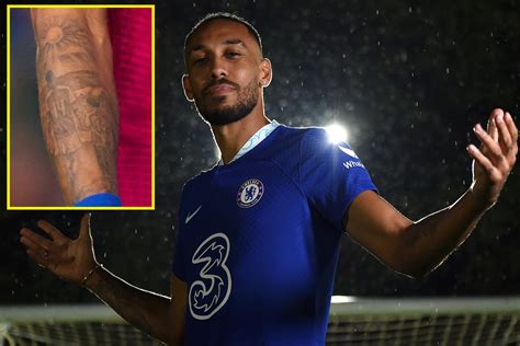 Pierre Emerick Aubameyang Has An Arsenal Tattoo But Comments About