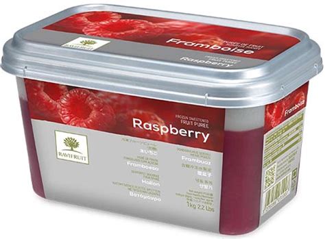 Buy Ravifruit 90% raspberry puree, 10% sugar 1kg | Le Petit Depot