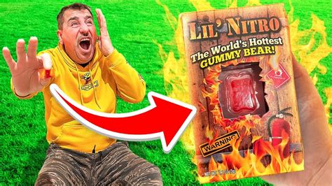 Eating The Worlds Hottest Gummy Bear Youtube