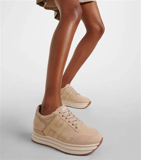 Hogan Midi H222 Suede Platform Sneakers Hogan Hogan Midi H222 Suede Platform Sneakers Hogan