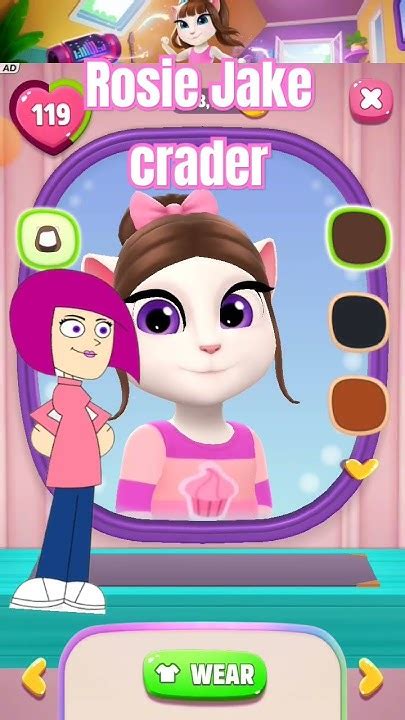 Rosie Jake Crader Vs My Angela 2 Makeour Dress 💜💖 Youtube