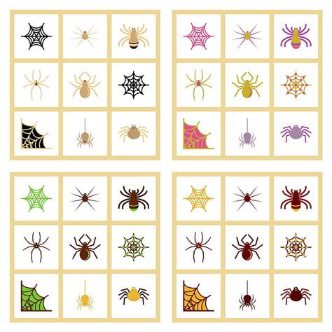 Assembly Flat Icons Halloween Spider Web Vector Ai Eps Uidownload