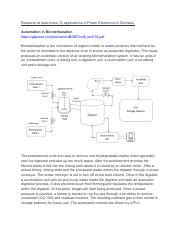 Applications Of Power Electronics In Biomass Automation In Course Hero