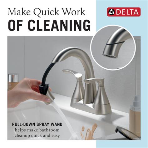 Centerset Bathroom Faucet Pull Down 2l Recertified In Spotshield