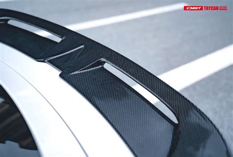 CMST PORSCHE TAYCAN CARBON FIBRE REAR SPOILER Mod Central