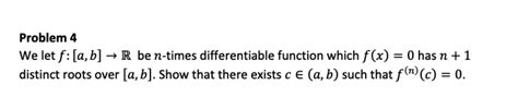 Solved Problem 4 We Let F A B R Be N Times Chegg Com