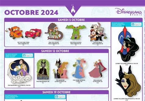 Disneyland Paris Pin Releases Revealed For October Mousesteps
