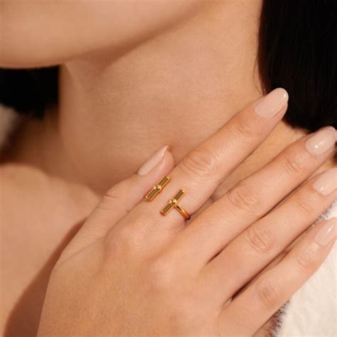 Aura Gold Bar Ring Carousel Ts