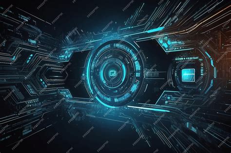 Premium Photo Security Cyber Digital Concept Abstract Technology