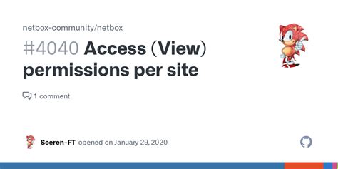 Access View Permissions Per Site · Issue 4040 · Netbox Community