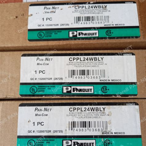 Jual Patch Panel Panduit Port Cppl Wbly Jakarta Pusat KARELL PAN NET Tokopedia