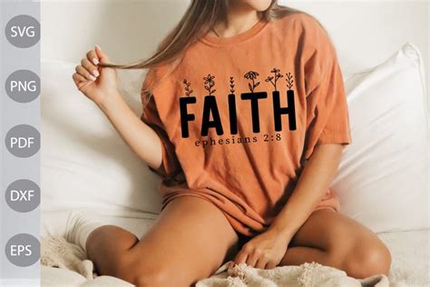 Faith Ephesians 28 Svg Cut Files Christian Svg Design
