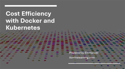 Emmanuel Msafiri Phiri On Linkedin Costefficiency Docker Kubernetes