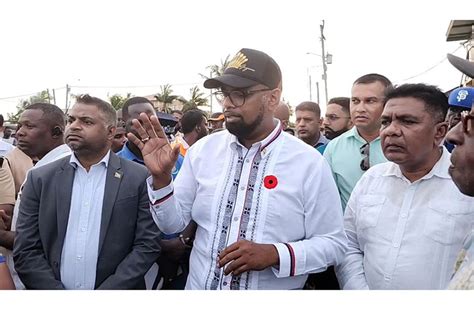 President Ali Leads Team To Region Three To Address Residents Concerns