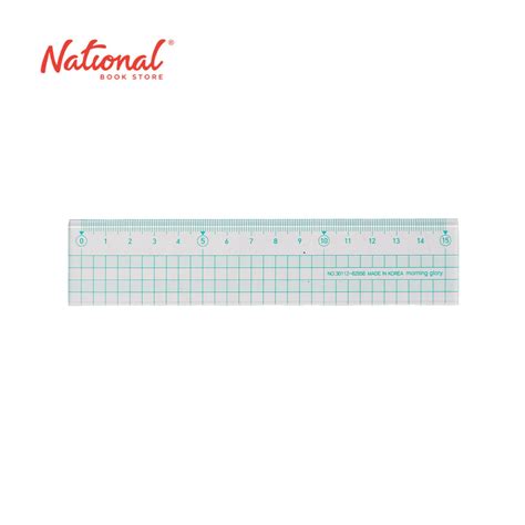 Morning Glory Plastic Ruler Color Grid Blue Green Pink 1000 30112 82856