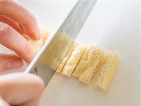 油揚げの短冊切り クックパッド料理の基本