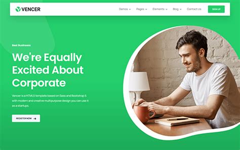 Vencer Multipurpose Responsive Template By Pxdraft
