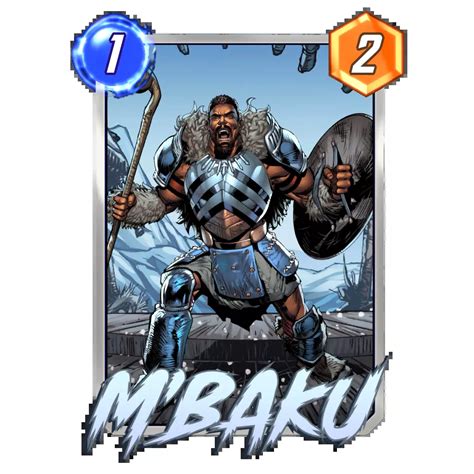 Mbaku Marvel Snap Card Variant Marvel Snap Zone