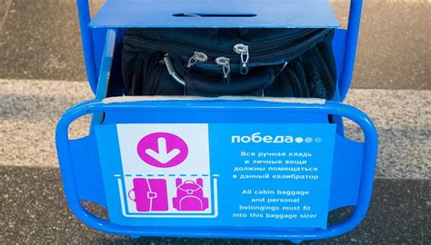 Размер и вес ручной клади победа правила и нормы провоза багажа