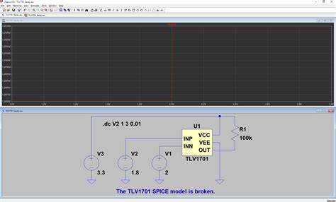 Tinaspicetlv1701 Ltspice Issue Amplifiers Forum Amplifiers Ti E2e Support Forums