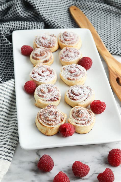 Raspberry Pastry Pinwheels Easy Springtime Dessert Recipes