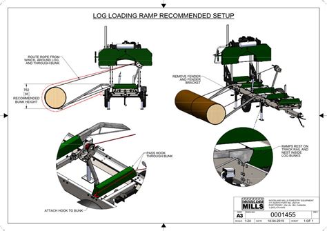Woodlander Log Loading Ramp Winch Kit Efficient Log Handling
