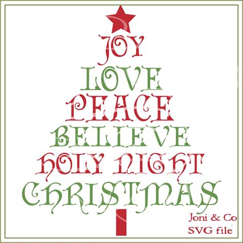 Christmas Tree Svg File Glass Block Svg Cut File Glass Blocks Vinyl