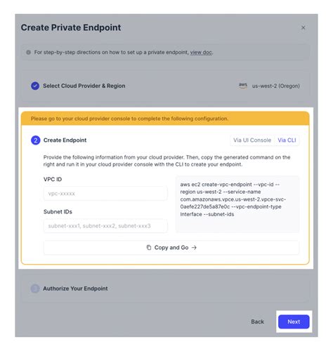 Set Up A Privatelink Aws Cloud Zilliz Cloud Developer Hub