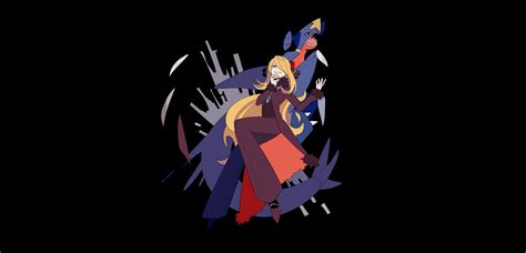 Cynthia And Garchomp Pokemon And 1 More Drawn By Zero Jckz2334 Danbooru