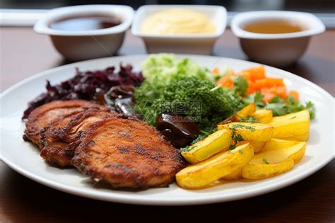 肉食与蔬菜搭配高清图片下载 正版图片600708856 摄图网