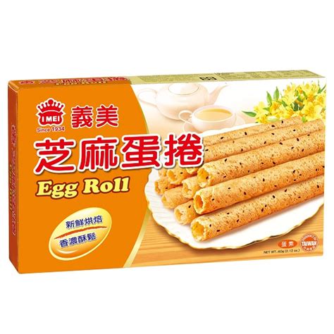 義美芝麻蛋卷 60g 全聯全電商