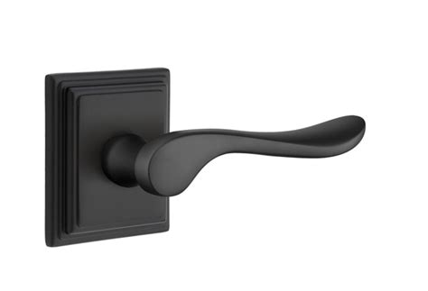 Emtek Luzern 8161 Passage Leverset With Wilshire Rosette For Left