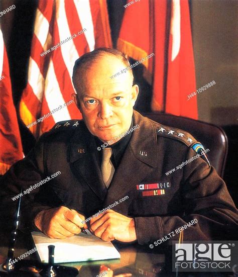 General Dwight D Eisenhower Portrait Desk Eisenhower Supreme