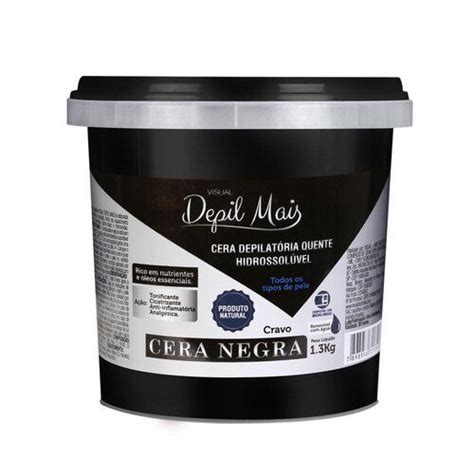 Cera Depilatória Quente Hidrossolúvel Depil Mais 13kg Negra Montreal