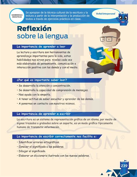 EspaÑol 1er Grado 1 Kingdom Editorial Página 241 Flip Pdf En