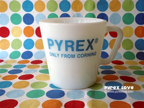 Pyrex At Home In Your Lab Diagonal Handle Coffee Mug Pyrex Love