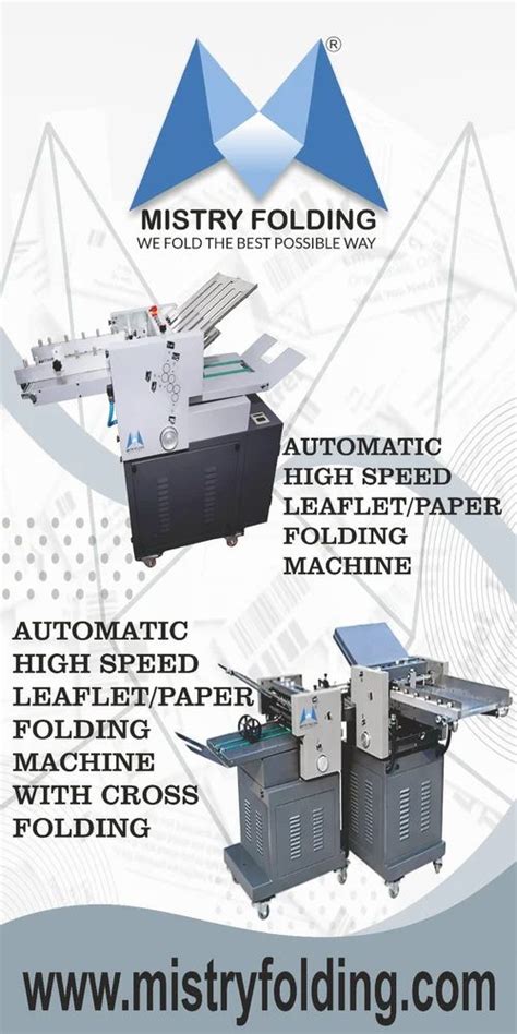 Paper Folding Machine With Double Sheet Detection Paper Folder
