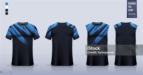 티셔츠 스포츠 축구 유니폼 축구 키트 농구 유니폼 탱크 탑 러닝 싱글 모킹 패브릭 패턴 디자인 벡터 T 셔츠에 대한 스톡 벡터