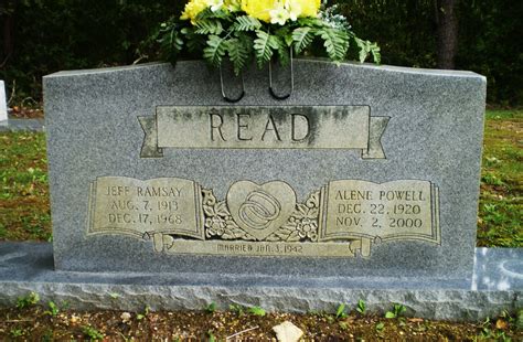 Jeff Ramsay Read 1913 1968 Find A Grave Memorial