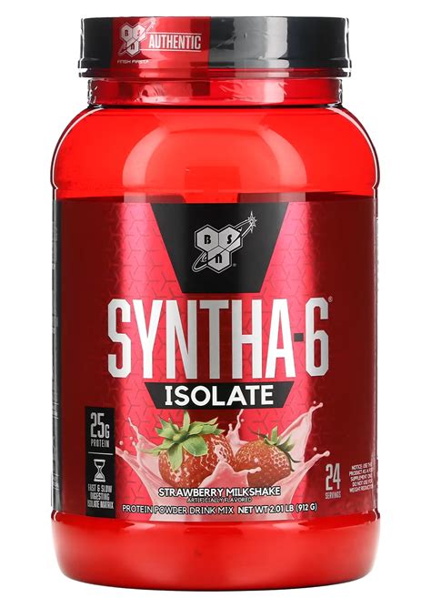 Протеин BSN Syntha-6 Isolate, Strawberry Milkshake, 912 g (BSN-06615 ...