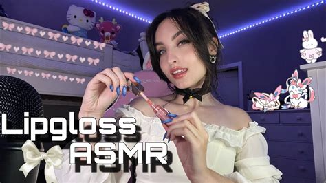 Lipgloss Application Asmr Lipgloss Pumping Upclose Mouth Sounds