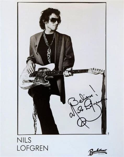 Nils Lofgren Signed Promo Photo
