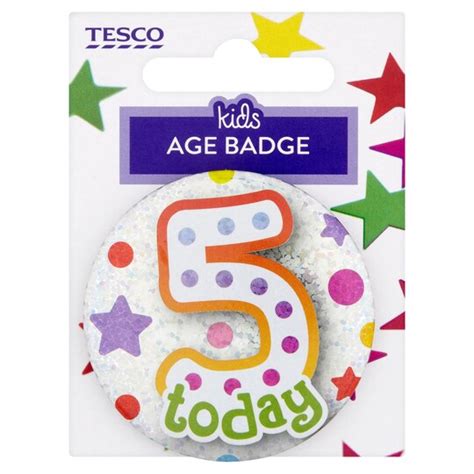 Tesco Age 5 Small Badge Tesco Groceries