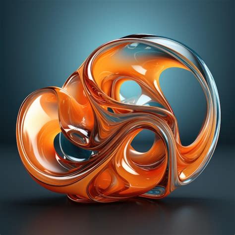 premium ai image an abstract shape