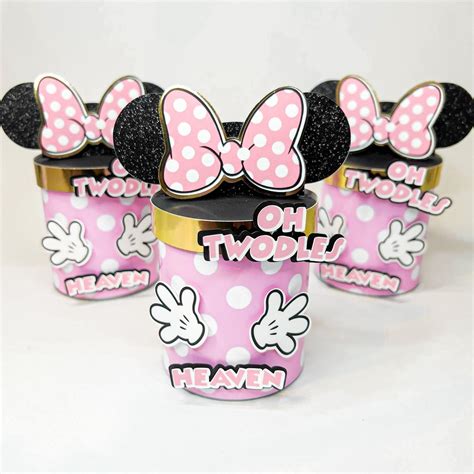 Minnie Mouse Party Favors Oh Twoddles Party Decoration Oh Twodles
