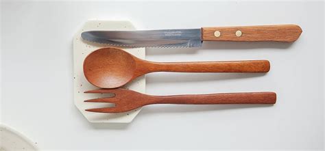 니코트 우드 커트러리 세트 3p 단품 마켓컬리