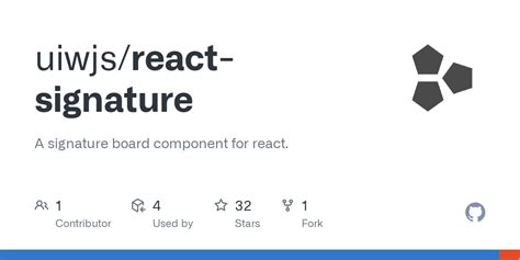 Github Uiwjsreact Signature A Signature Board Component For React