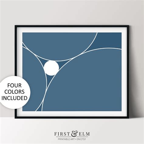 Descartes Theorem Poster Minimalist Design Math Classroom Wall Art