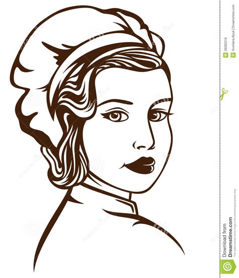 Mujer Del Panadero Ilustración Del Vector Ilustración De Servicio