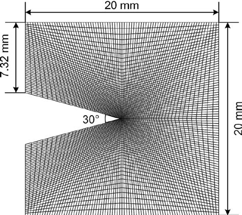 Finite Element Model Of The Crack Sma Specimen Download Scientific